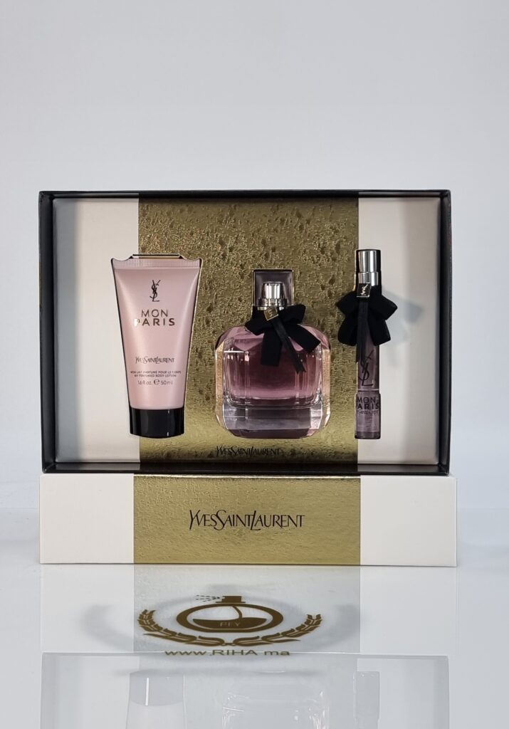 Coffret Cadeau Mon Paris Yves Saint Laurent Pour Femme Le Parfum- 90mL ...