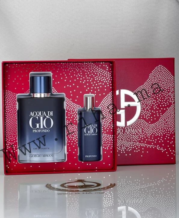 Coffret Acqua Di Giò Profondo Giorgio Armani Eau De Parfum 100ml