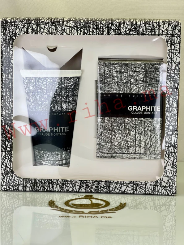 Coffret Graphite Montana Eau De Toilette Pour Homme